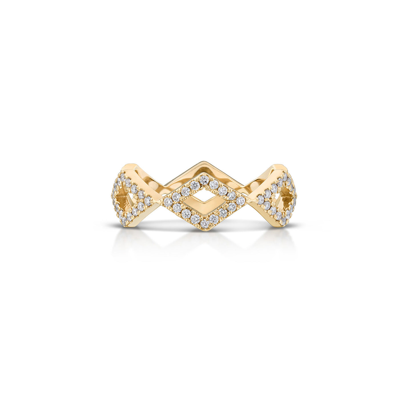 Large Sumaku Diamond Eternity Band – Carin Susann Designs